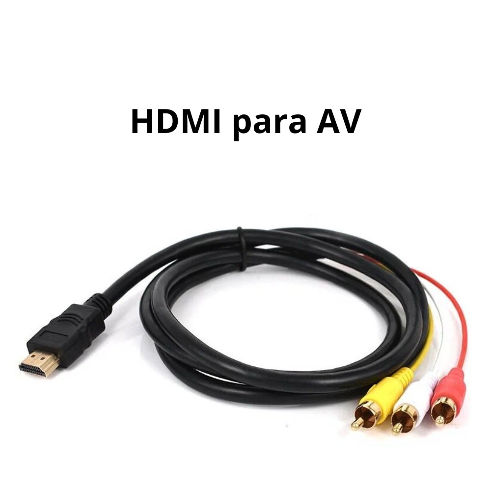 Cabo HDMI para AV 1,5m – Solução Versátil para Equipamentos Analógicos ...