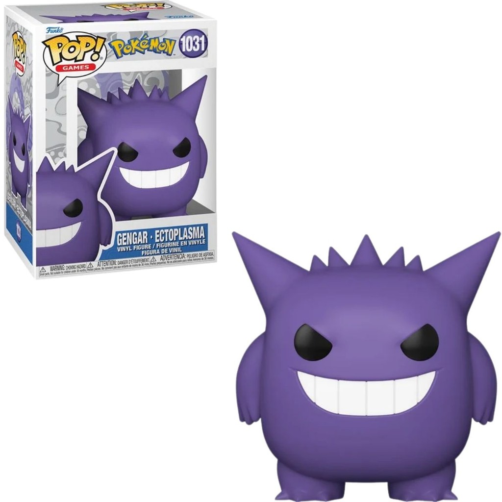 Funko Pop Gengar #1031 Pop! Games Pokemon | Shopee Brasil