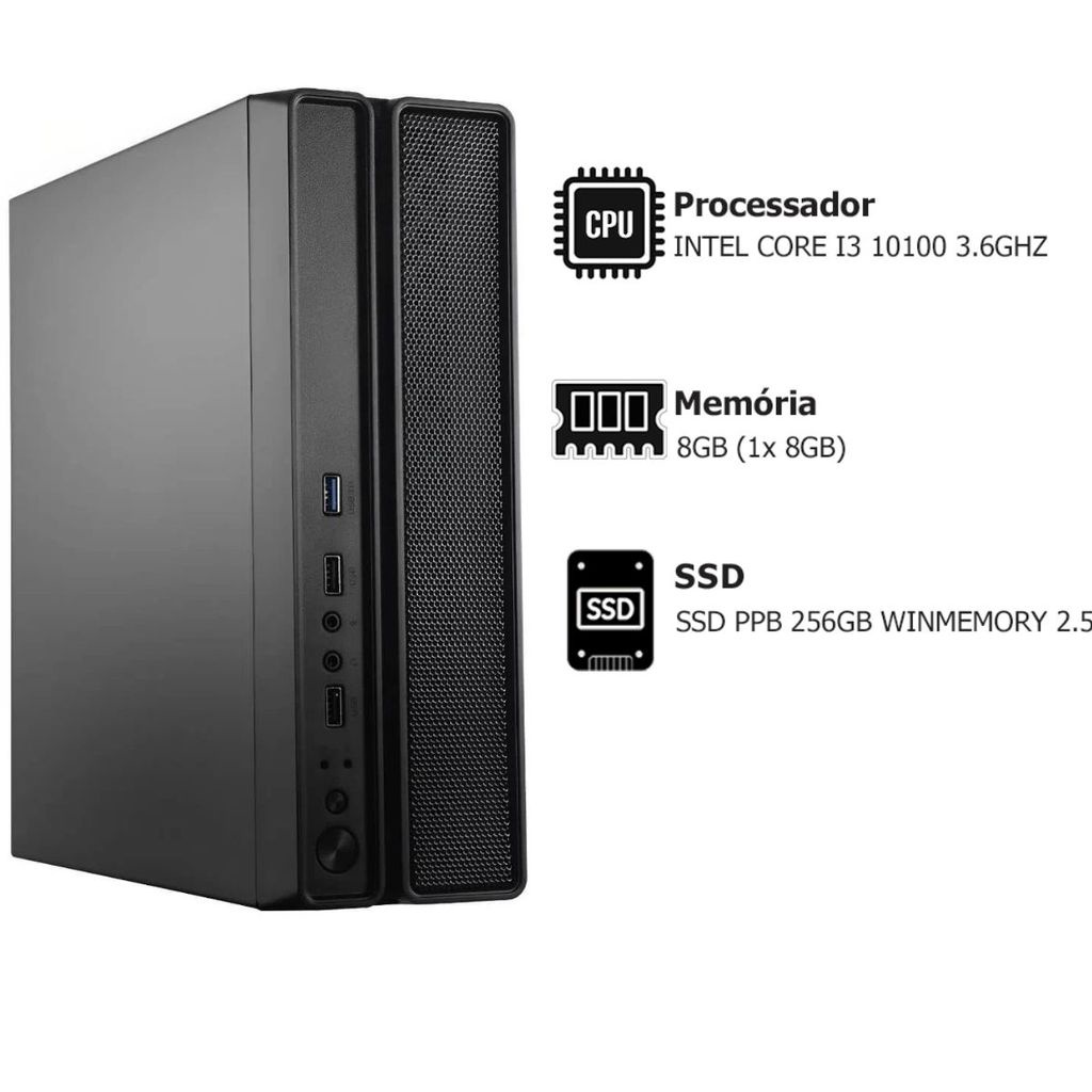 Computador Intel® Core™ I3, 8GB, SSD 240GB, Windows 11 Pro| Goldentec ...