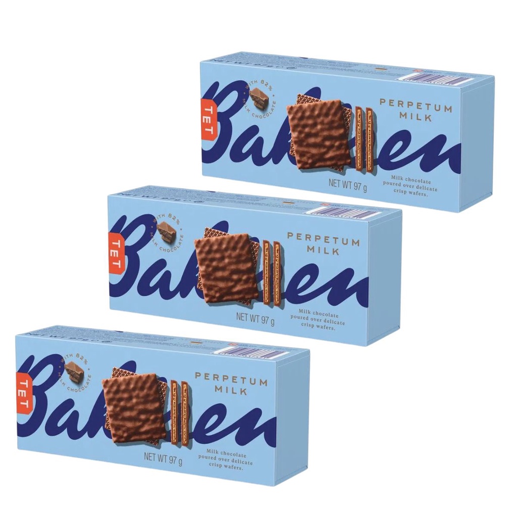 3x Biscoito Bahlsen Perpetum Wafer Cobertura Chocolate 97g | Shopee Brasil