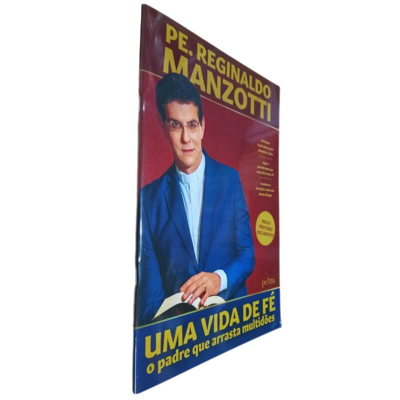 Livro Uma Vida de Fé Pe. Reginaldo Manzotti O Padre Que Arrasta Multidões Reflexões, Jogos ...