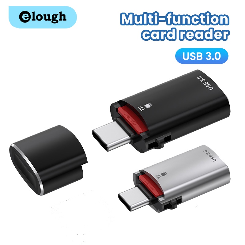 Elough Multifuncional USB 3.0 Para Type C Adaptador OTG Leitor De ...