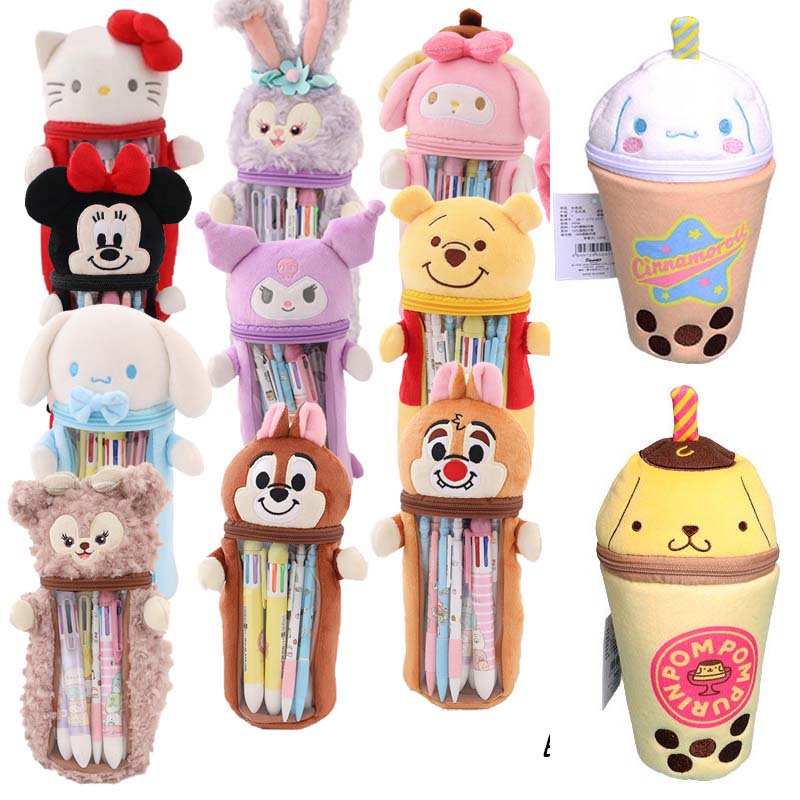 Sanrio Kuromi Hello Kitty Estojo De Lápis De Pelúcia Anime Kawaii ...