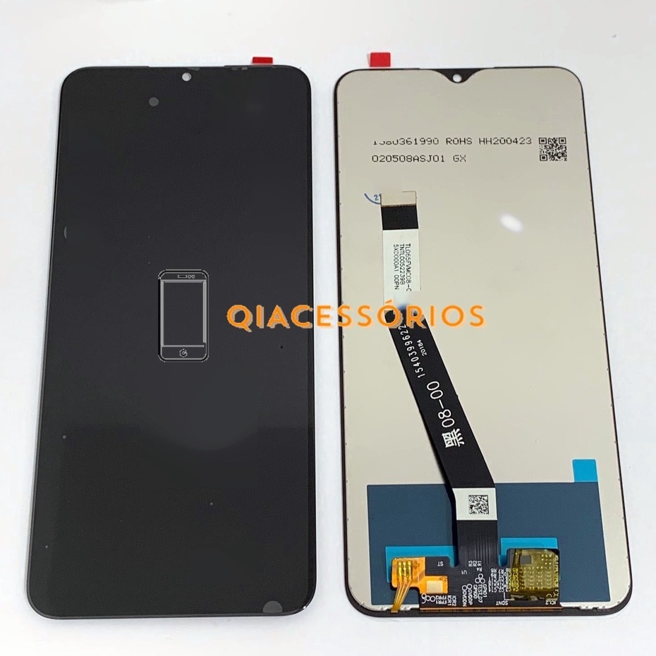 Display Tela Frontal Touch Completo Compatível Xiaomi Redmi 9 / Redmi 9 Prime Original Pronta ...