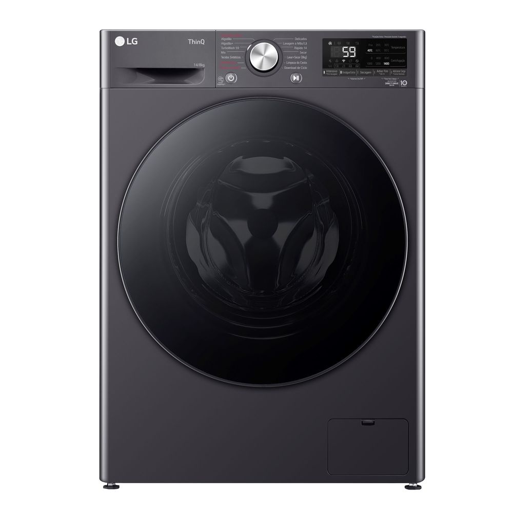 Lava e Seca Smart LG VC4 14kg Titanium com Inteligência Artificial AIDD ...