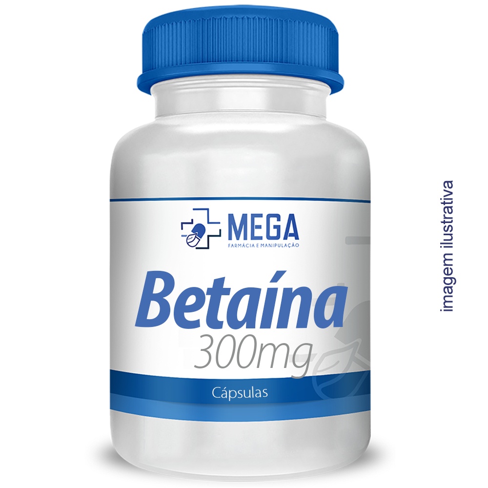 Betaina 300mg - 120 Cápsulas | Shopee Brasil