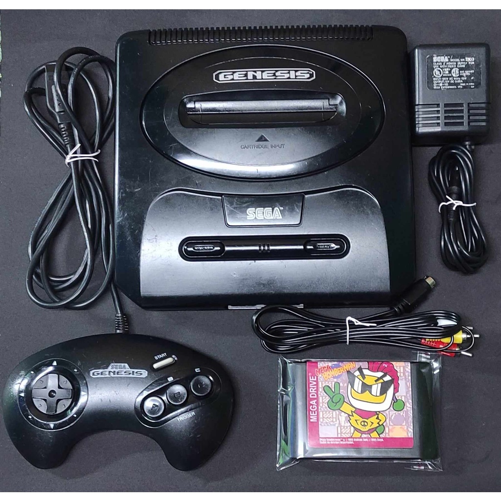 Console Genesis 2 todo original funcionando 100% sega, mega drive ...