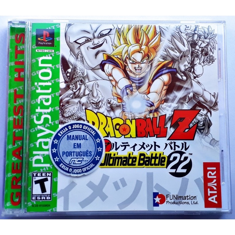 Jogo Dragon Ball Z Ultimate Battle 22 - Ps1 Raridade Lacrado | Shopee ...