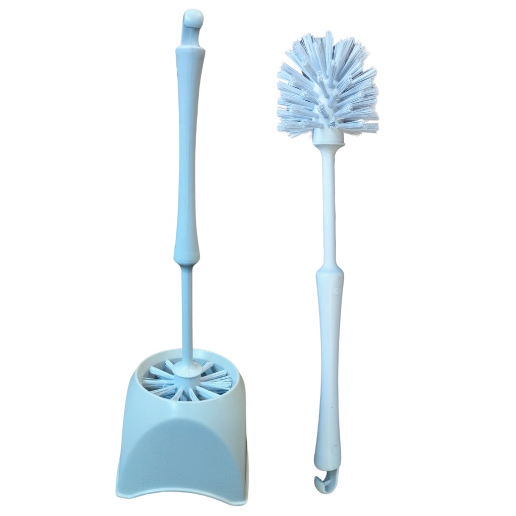 Vassoura Escova Sanitária Com Pote Kit 2 Unid Lavatina | Shopee Brasil