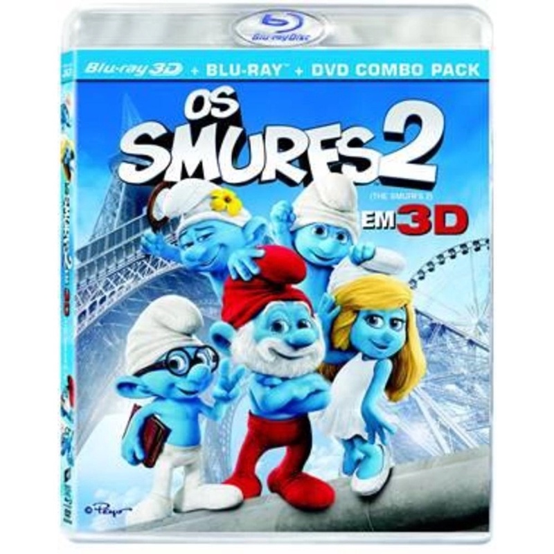 Smurfs 2, os (Blu-Ray 2d + Blu-Ray 3D + DVD) | Shopee Brasil