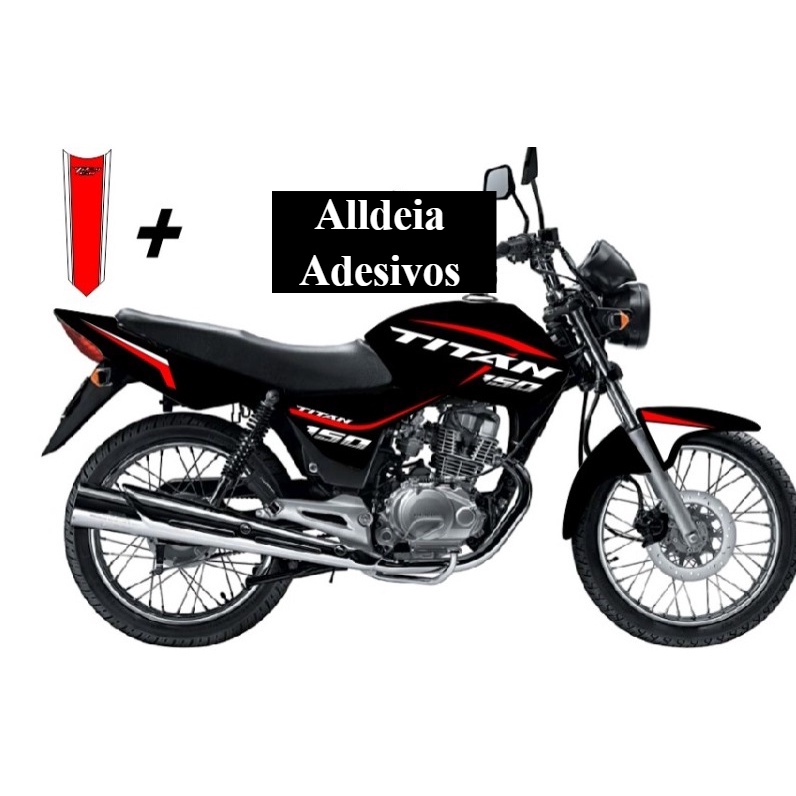 Kit de faixas da TITAN 150/PRETA Edição Especial | Shopee Brasil
