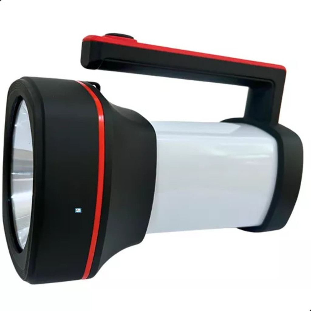 Lanterna De Led Alta Potência Recarregável 10w Com Luminaria Cilibrim ...