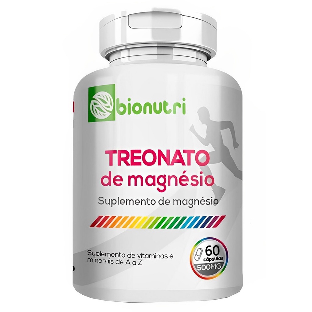 Treonato de Magnesio 60 Capsulas 500 Mg - Bionutri | Shopee Brasil