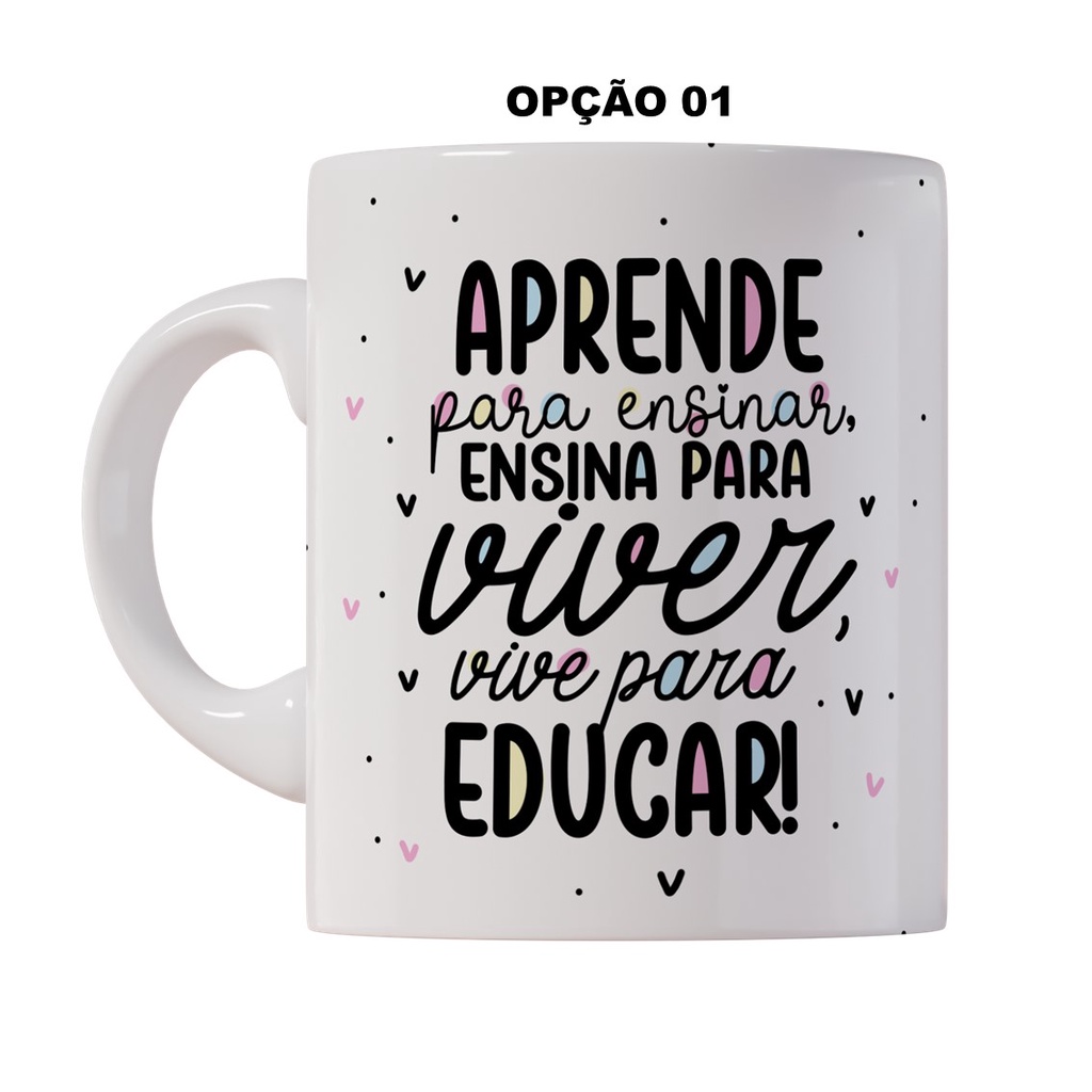 Caneca 325ml Professores Aprende para ensinar, ensina para | Shopee Brasil Caneca 325ml Professores Aprende para ensinar, ensina para | Shopee Brasil