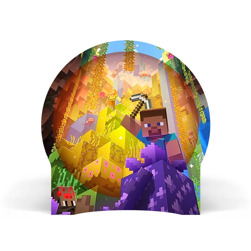 Luminária Circular Minecraft Minerador | Shopee Brasil