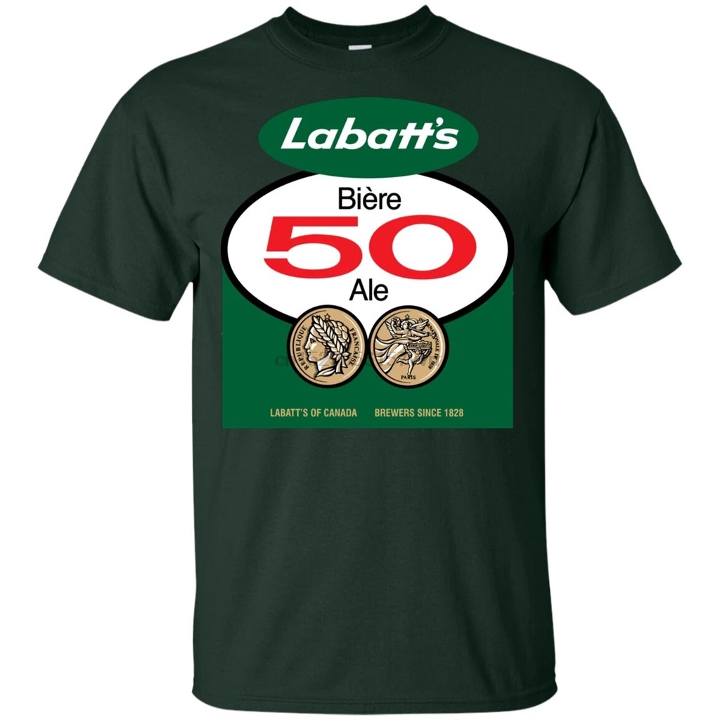 Labatt Retro Label Logotipo 50 Cerveja Ale Brewery Camiseta Canadense ...