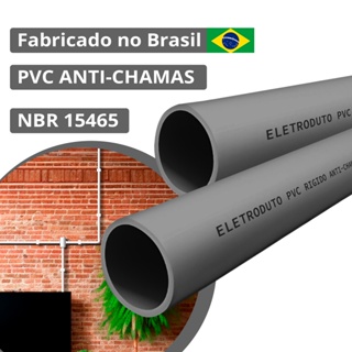 Conduite Eletroduto de Sobrepor 3/4 Polegadas Barra 1 Metro Pvc Anti ...
