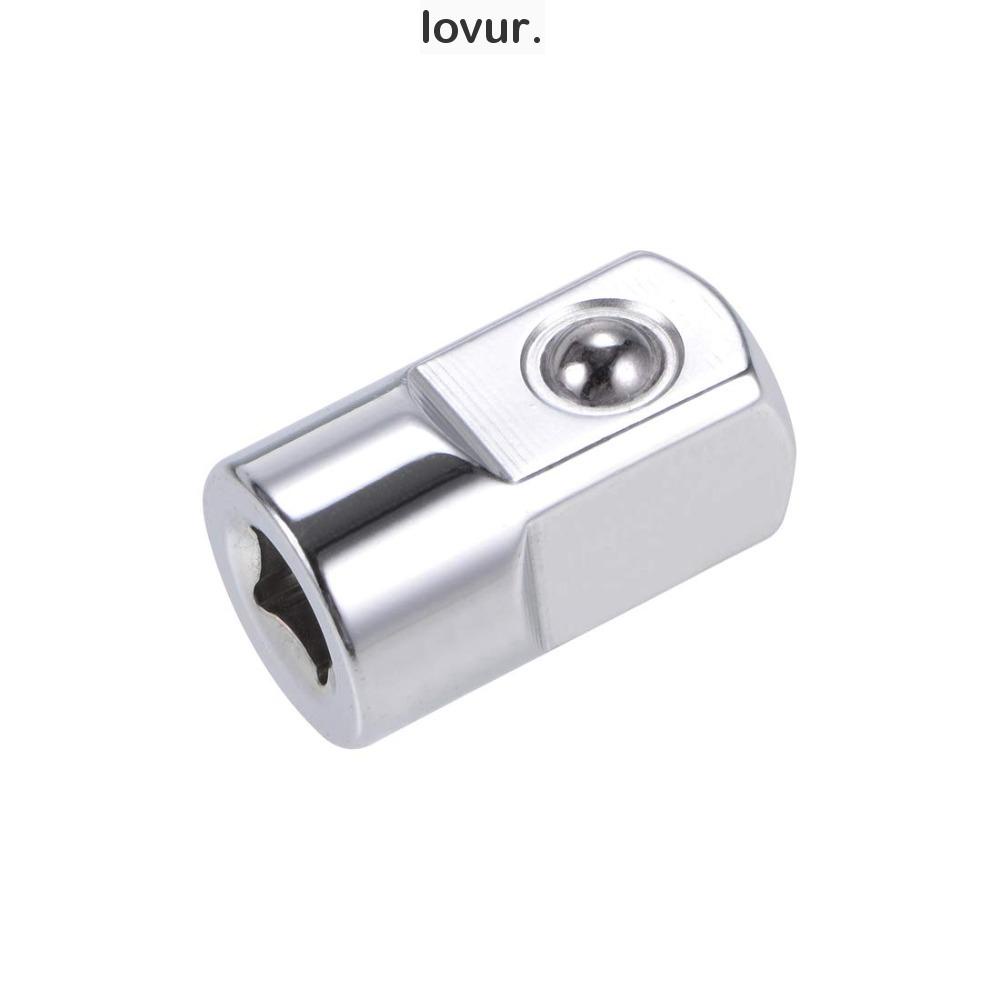 Redutor De Soquete LOVUR , Adaptador Prateado 1/4 A 1/2 Chave De Aço ...