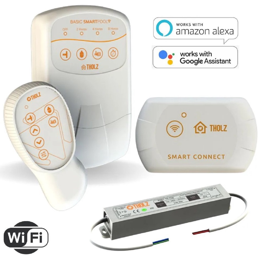 MODULO BASIC SMART POOL THOLZ + SMART CONNECT + FONTE 60W | Shopee Brasil