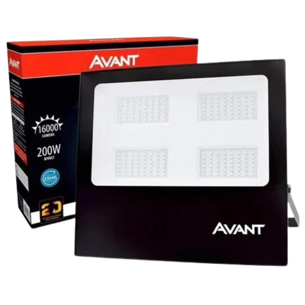 Refletor Led Slim 200W 6500K Bivolt Avant | Shopee Brasil