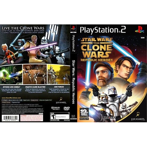 Jogo Star Wars - The Clone Wars - Republic Heroes Ps2 | Shopee Brasil