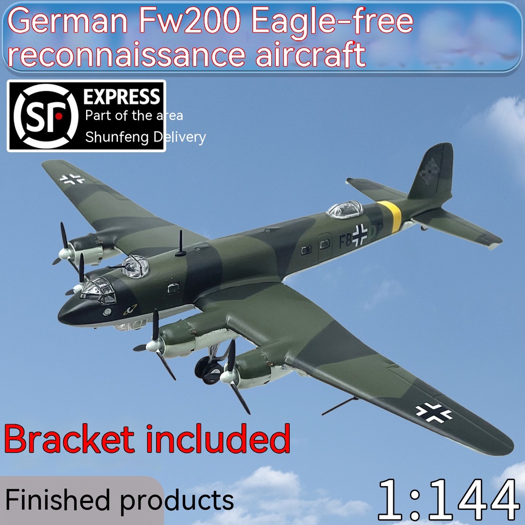 1: 144 Alemão Fw200 Vulture Reconnaissance Aircraft Simulation Aircraft ...