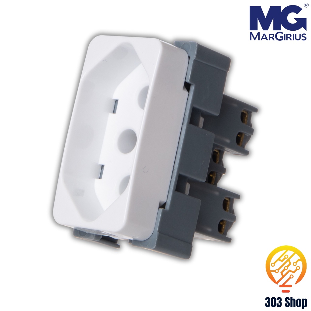 Tomada Padrao Brasileiro 2P+T 20A 250V Linha B3 - Margirius | Shopee Brasil