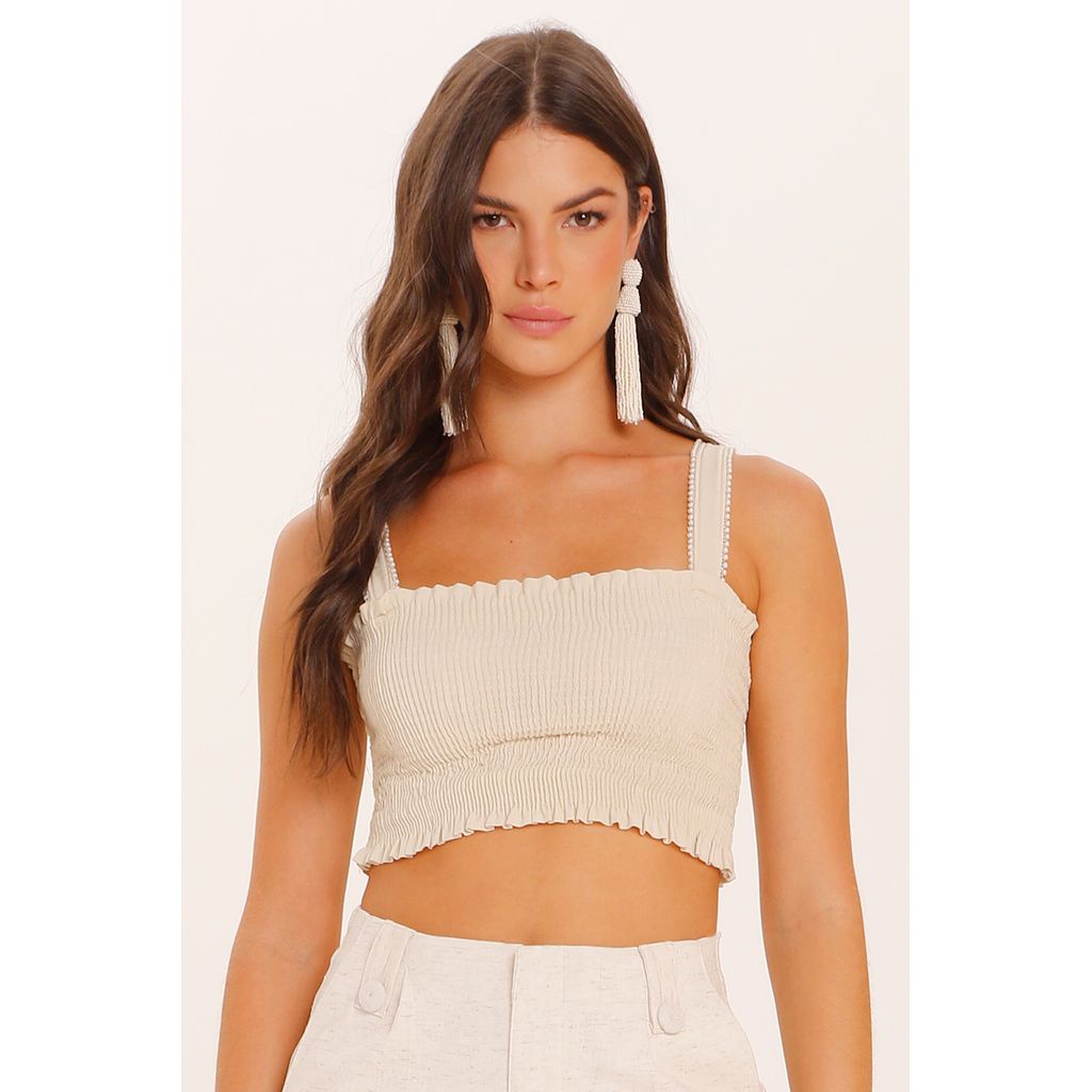 Cropped Perolas | Shopee Brasil Cropped Perolas | Shopee Brasil