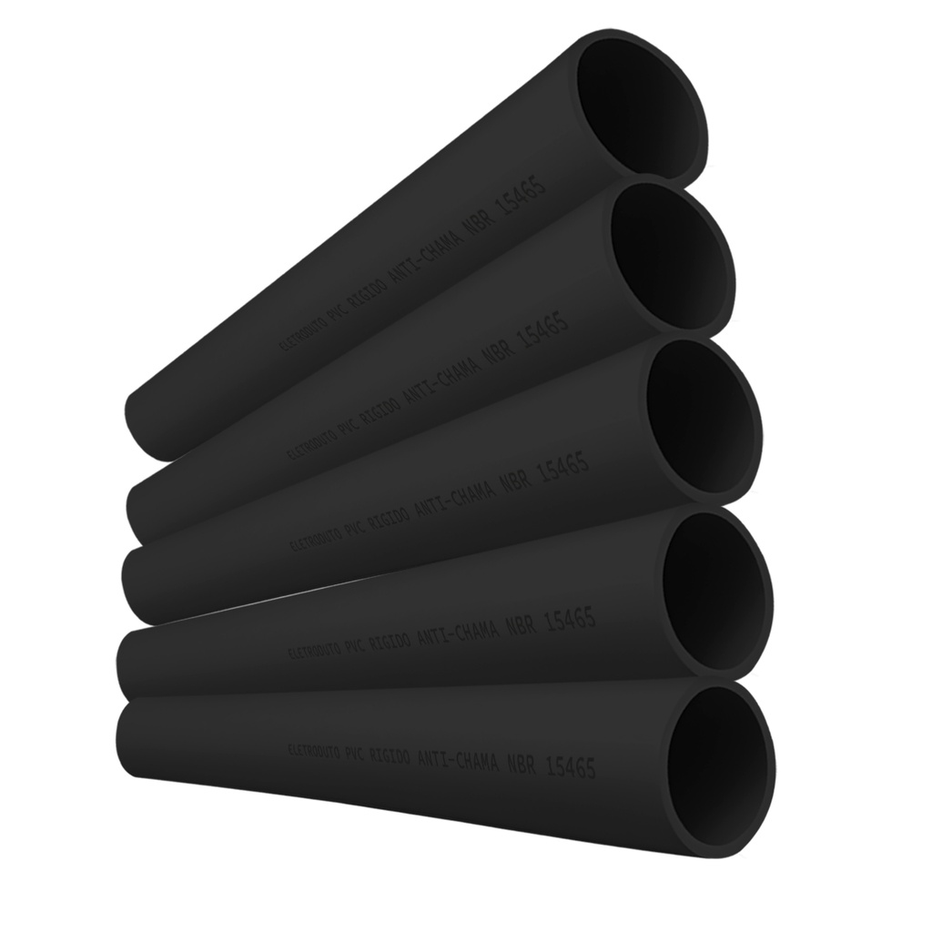 Conduite Eletroduto de Sobrepor 3/4 Polegadas Barra 1 Metro Pvc Anti ...