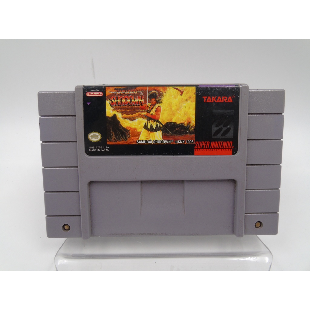 JOGO SUPER NES - SAMURAI SHODOWN (1) | Shopee Brasil