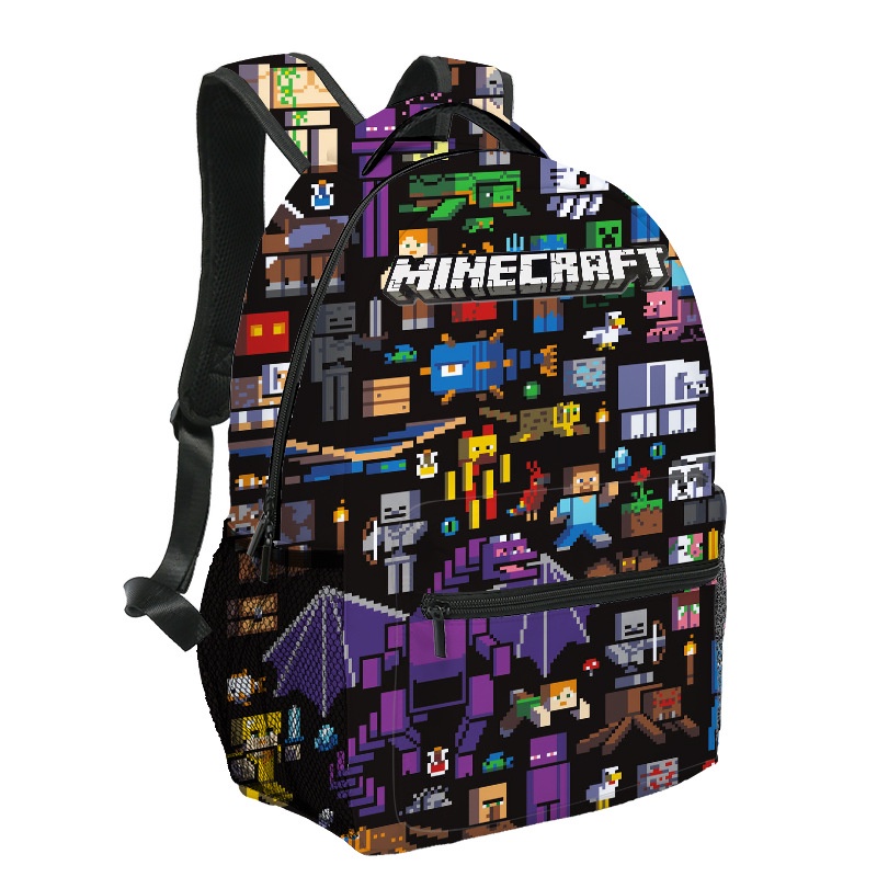Mochila Escolar Minecraft Infantil Para Estudantes Kawaii Mochilas ...