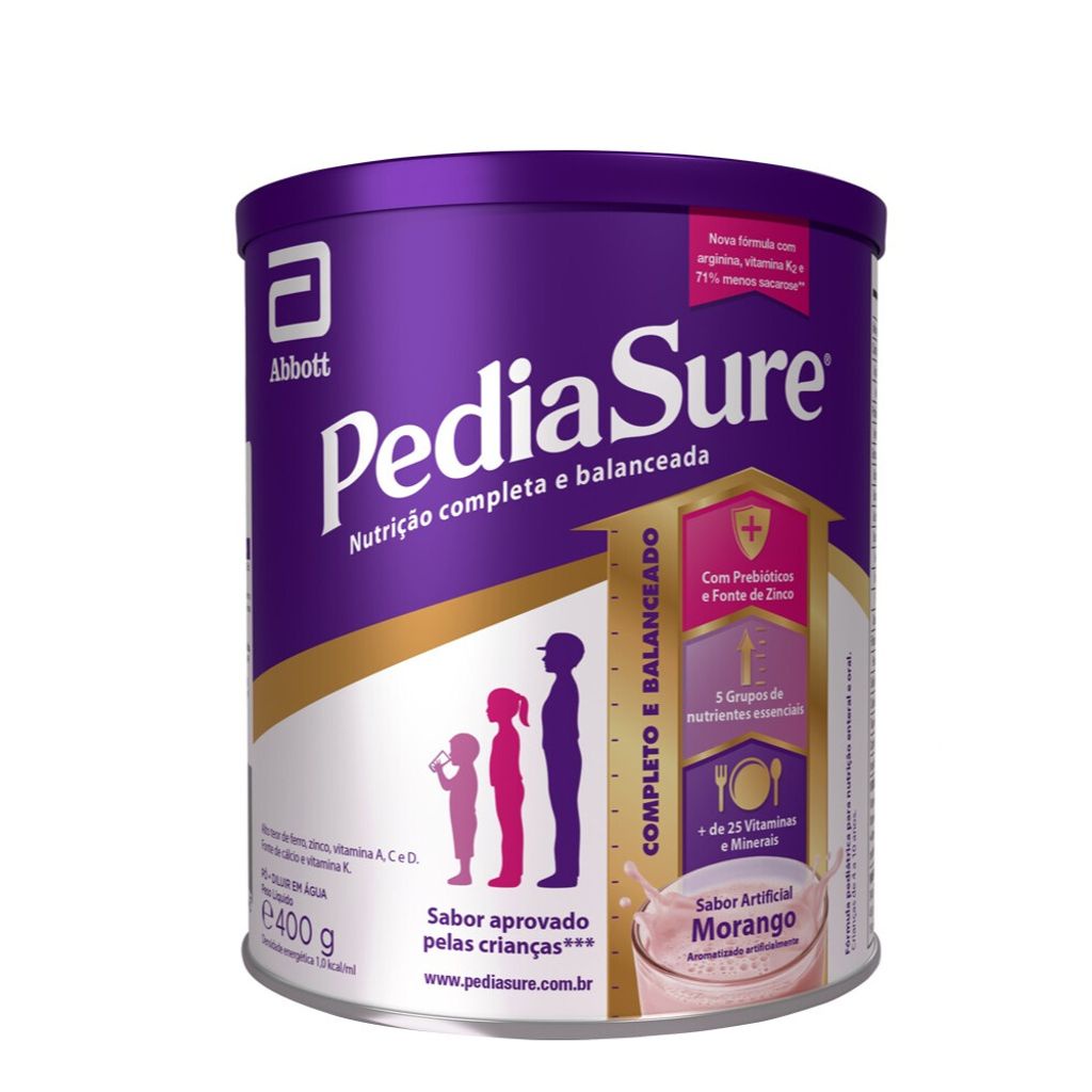 Novo Pediasure Morango 400G | Shopee Brasil