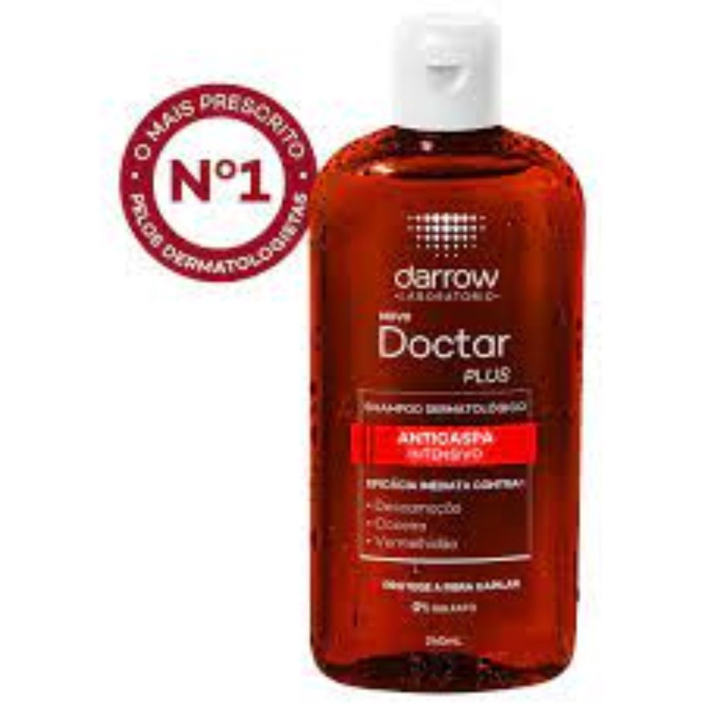 Shampoo dermatológico darrow doctar plus anticaspa intensivo 240ml ...