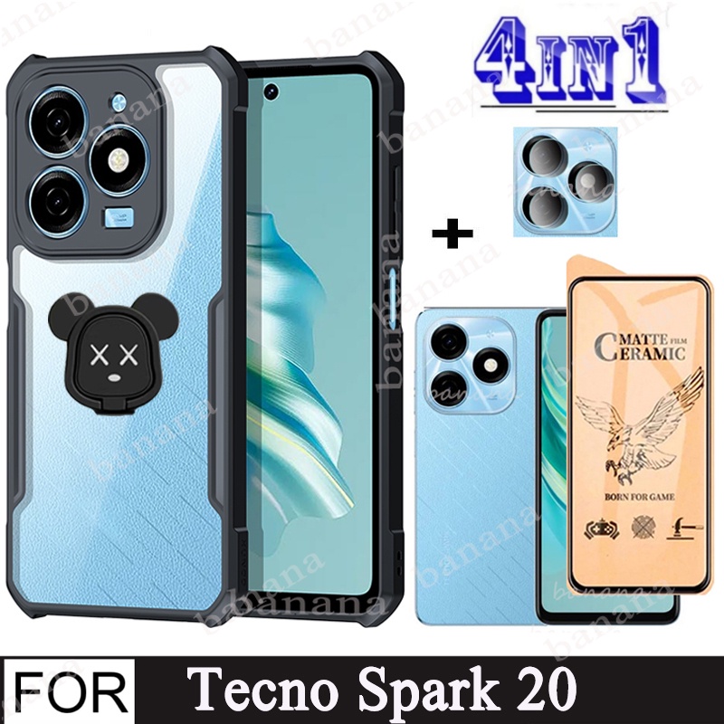 Capa De Telefone À Prova De Choque Tecno Spark 20 Para 20C 10C 10 Pro 8C Go 2024 2023 Pova 4 5 ...