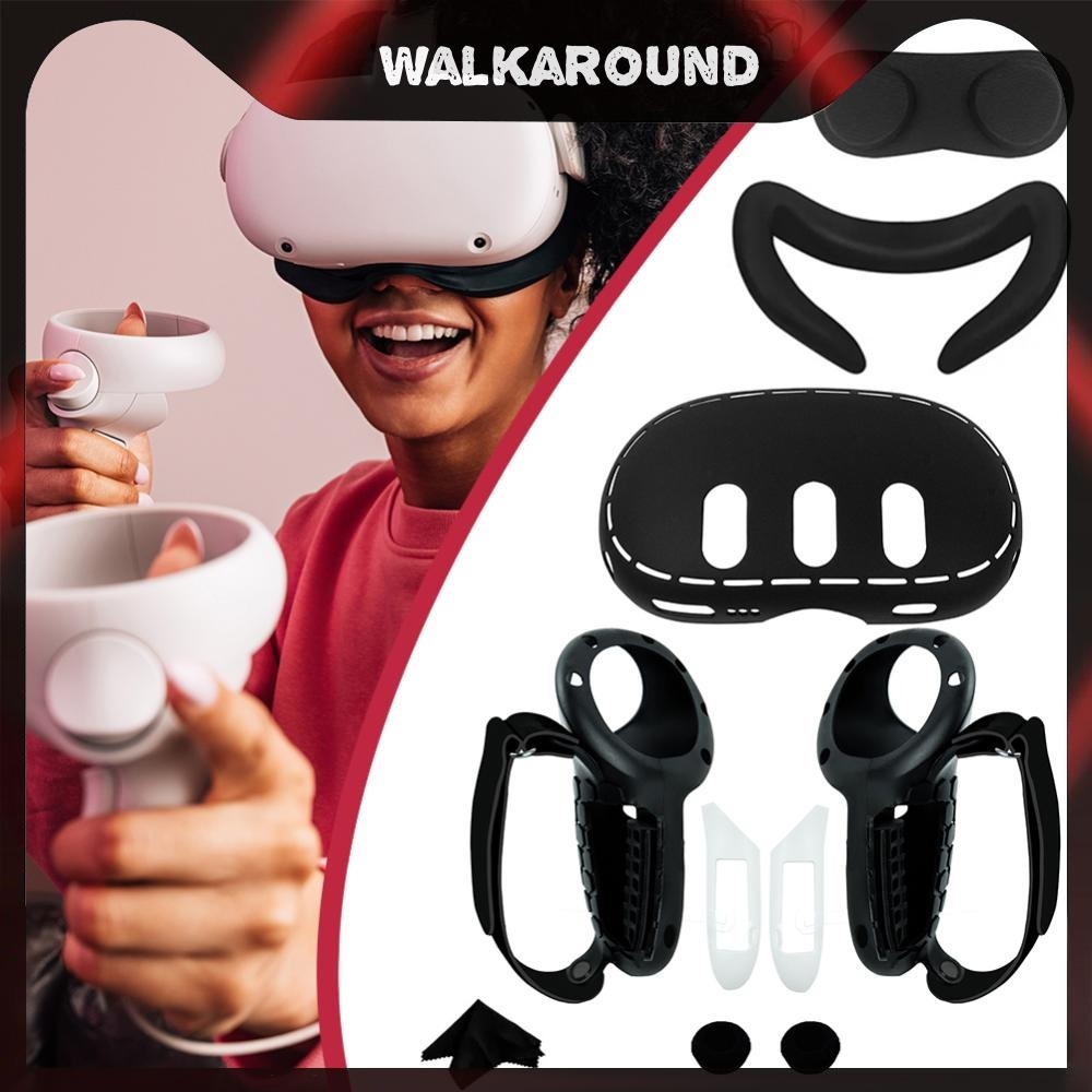Conjunto De Capa De Silicone 10 Em 1 VR Do Controlador Para Meta Quest ...