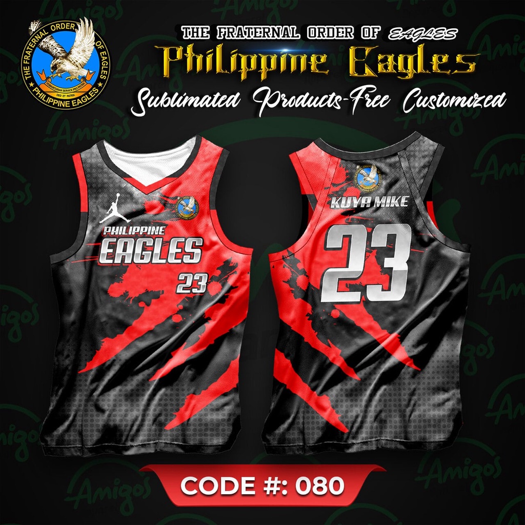 Águias Filipinas JERSEY Basquetebol Superior Nome E Número Personalizados | Shopee Brasil