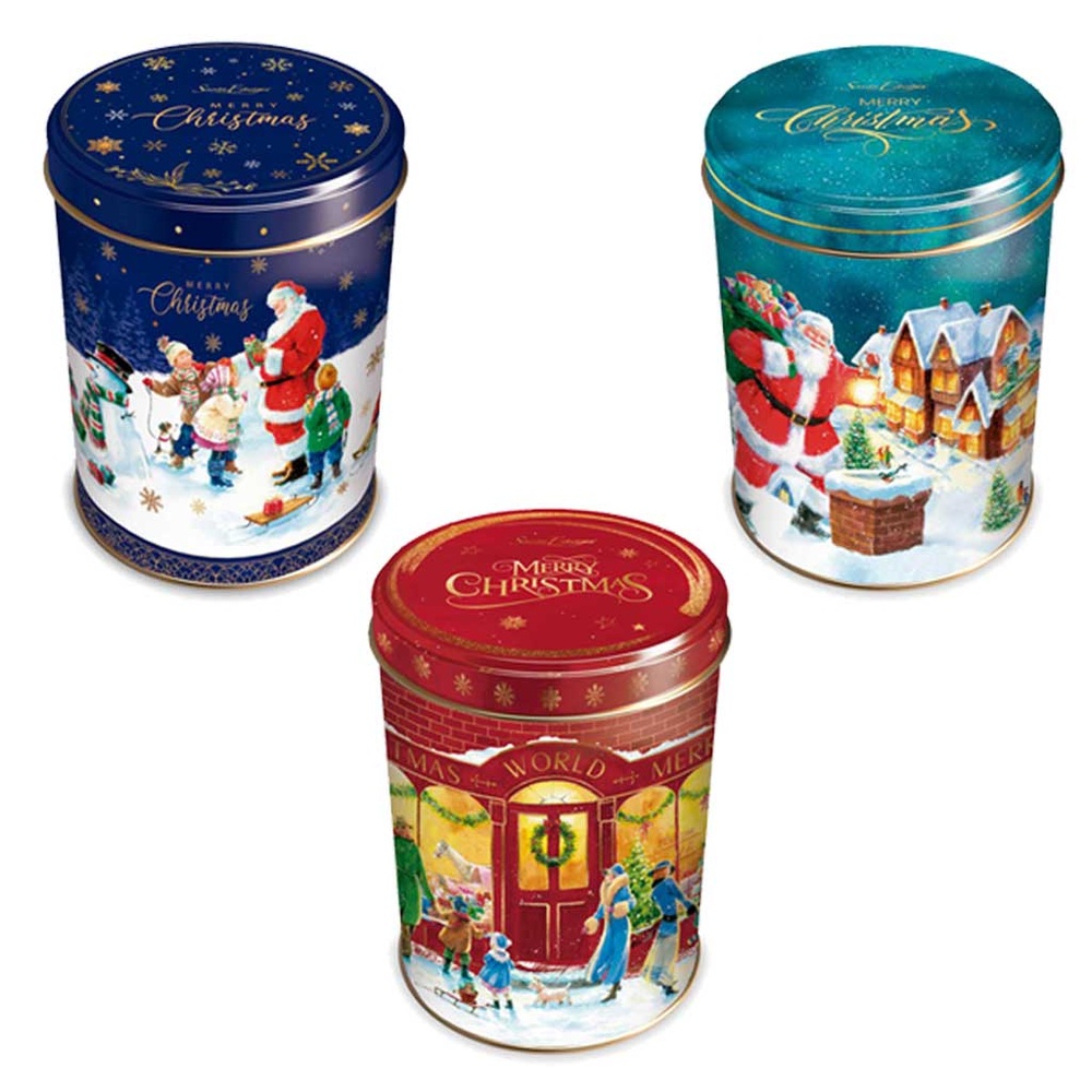 Lata Natal Biscoito Butter Cookies 100g Santa Edwiges - Escolha a Cor ...