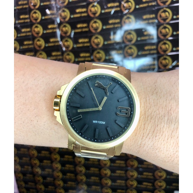 relogio puma ultrasize banhado masculino de luxo | Shopee Brasil