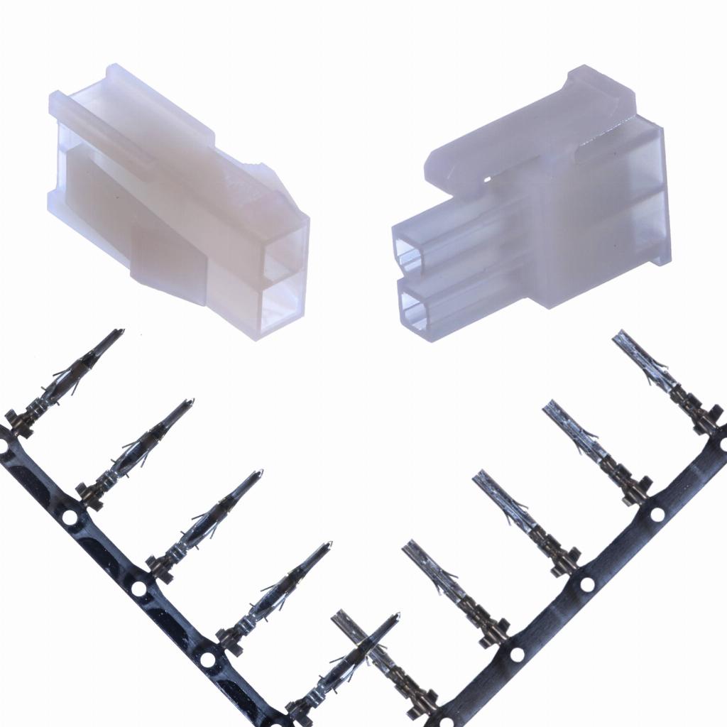 50 Kits Terminal e Alojamento Mini fit 4,20mm M e F 2 Vias | Shopee Brasil