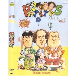 OS 3 PATETAS DESENHO EDIÇAO COLECIONADOR VOL. 2 DVD | Shopee Brasil