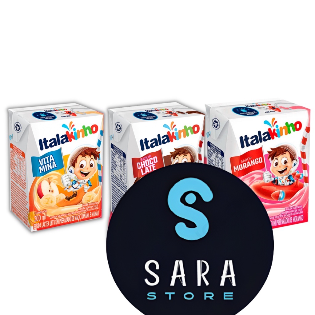 KIT. BEBIDA LÁCTEA ITALAKINHO 200ML sabor a escolher. Sara Store ...