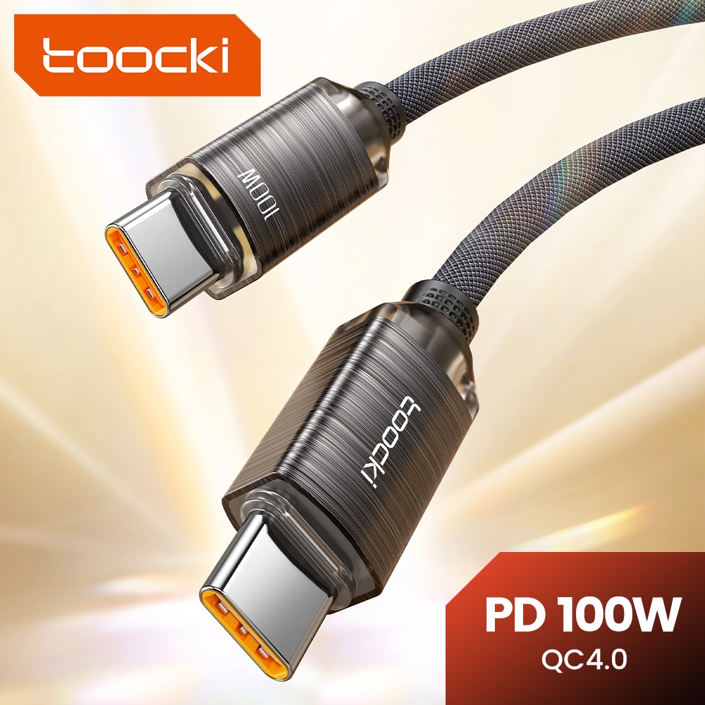 Toocki 100W Tipo C Para Cabo De Carregamento Super Rápido 66W USB A-L ...
