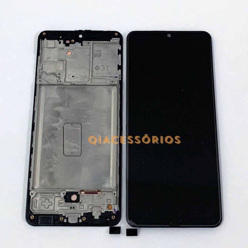 Display Tela Frontal Touch Completo Compatível A31 A315 C/ Aro Original Oled COM BIOMETRIA ...