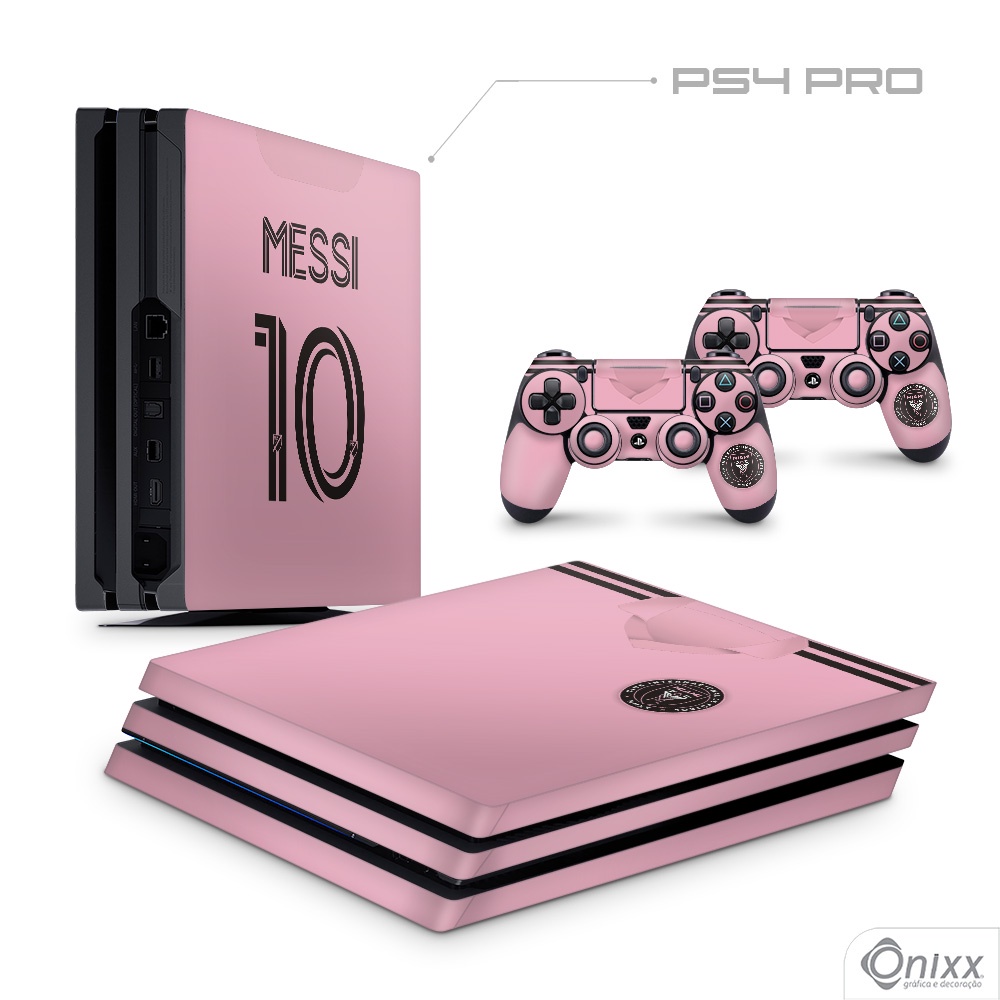 Skin PS4 PRO Adesiva Messi Uniforme Inter Miami FC | Shopee Brasil