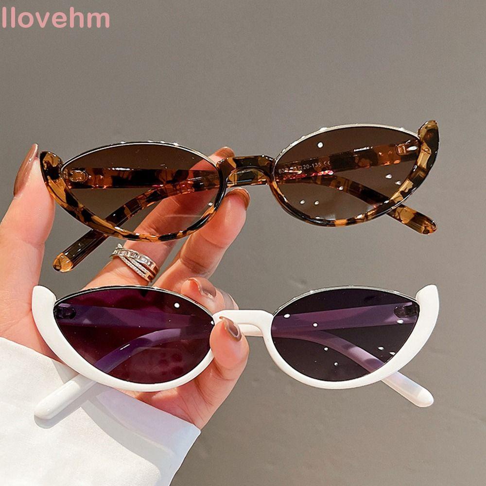 LUCKY-ILOVEHM Óculos De Sol De Olho De Gato Moda Pequeno Eyewear Half-frame | Shopee Brasil