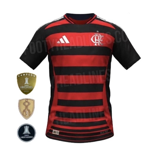 Flamengo 2024-2025 Lar Premium Football Shirt | Shopee Brasil
