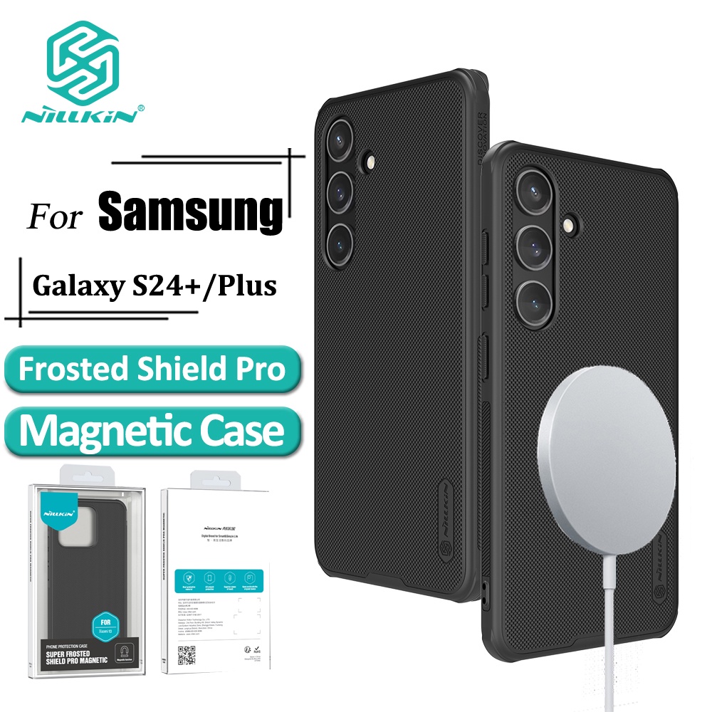 Capa Magnética Nillkin Magnetic Super Frosted Shield Pro Para Samsung Galaxy S24 Plus/S24 ...