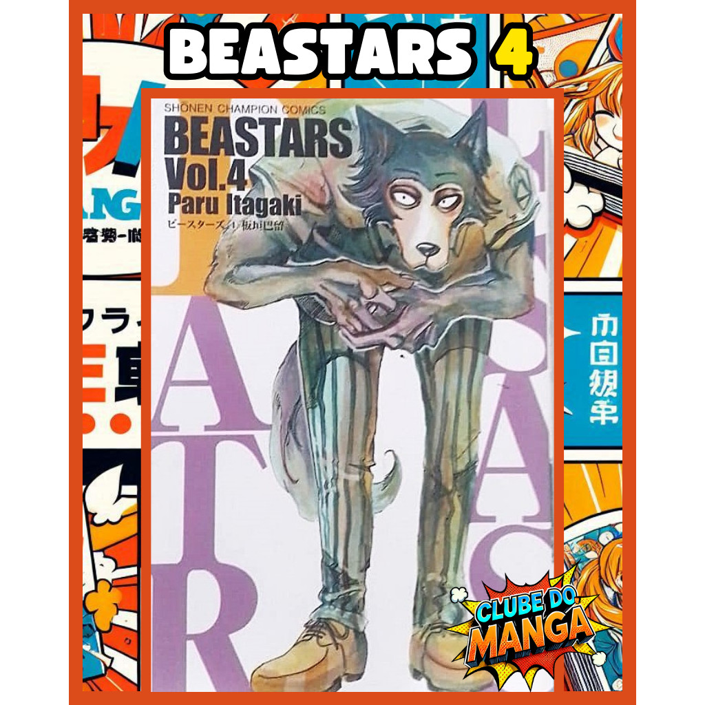 BEASTARS VOL. 4 [MANGÁ] [JAPONÊS] [CLUBEDOMANGÁ] [DRAMA] [SHONEN ...