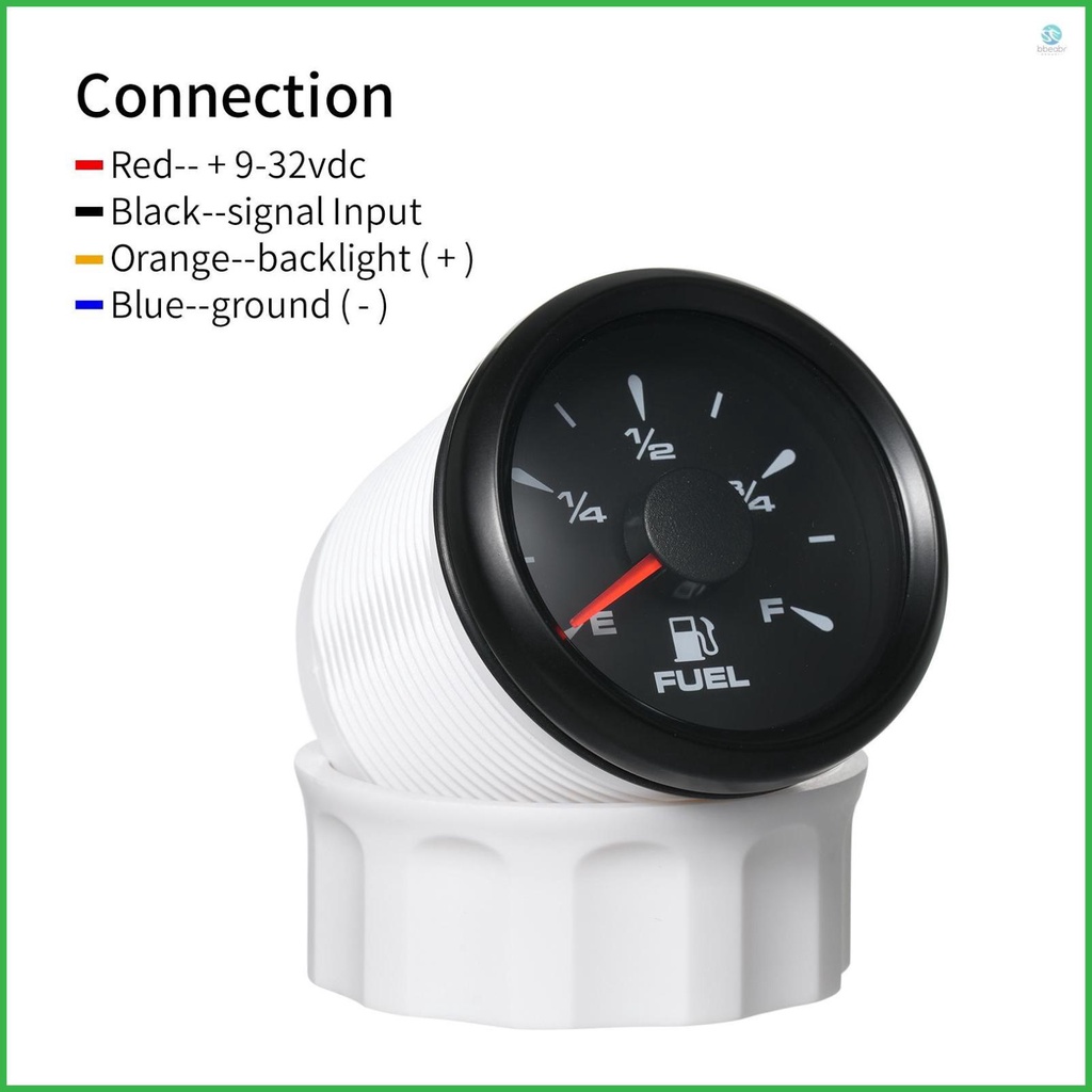 Adjustable Fuel Gauge for Boat with 8 Color Backlight - Marine Fuel ...