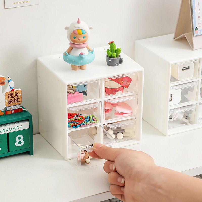 NOVO:Mini Gaveteiro Organizador 6 Gavetas Multiuso | Shopee Brasil